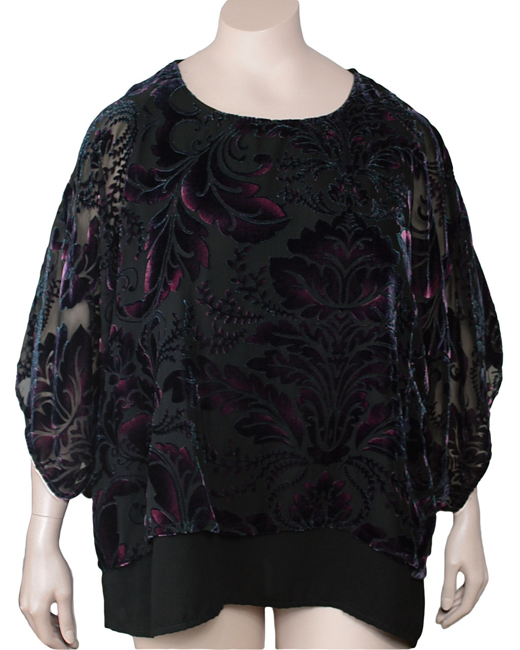 Citron Plus Size Velvet Tunic — FictionNewYork.com
